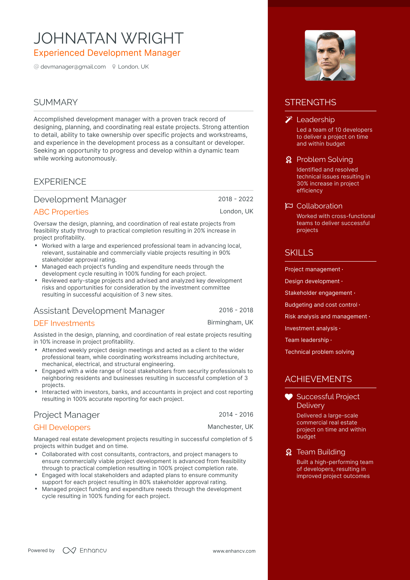 5 Change Management Resume Examples & Guide for 2024
