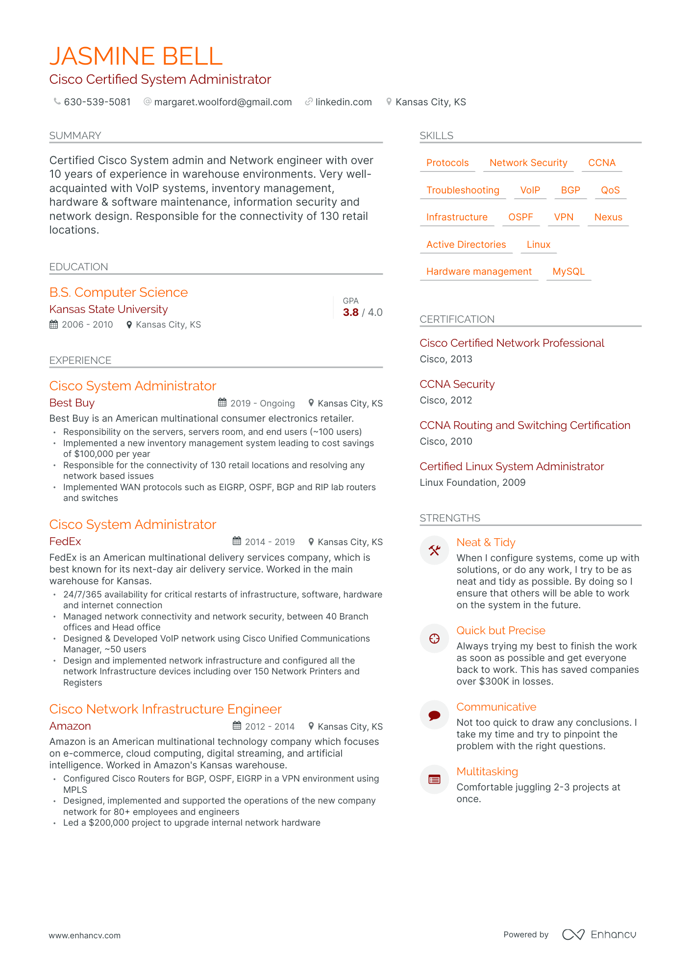 7 IT Support Resume Examples & Guide for 2024