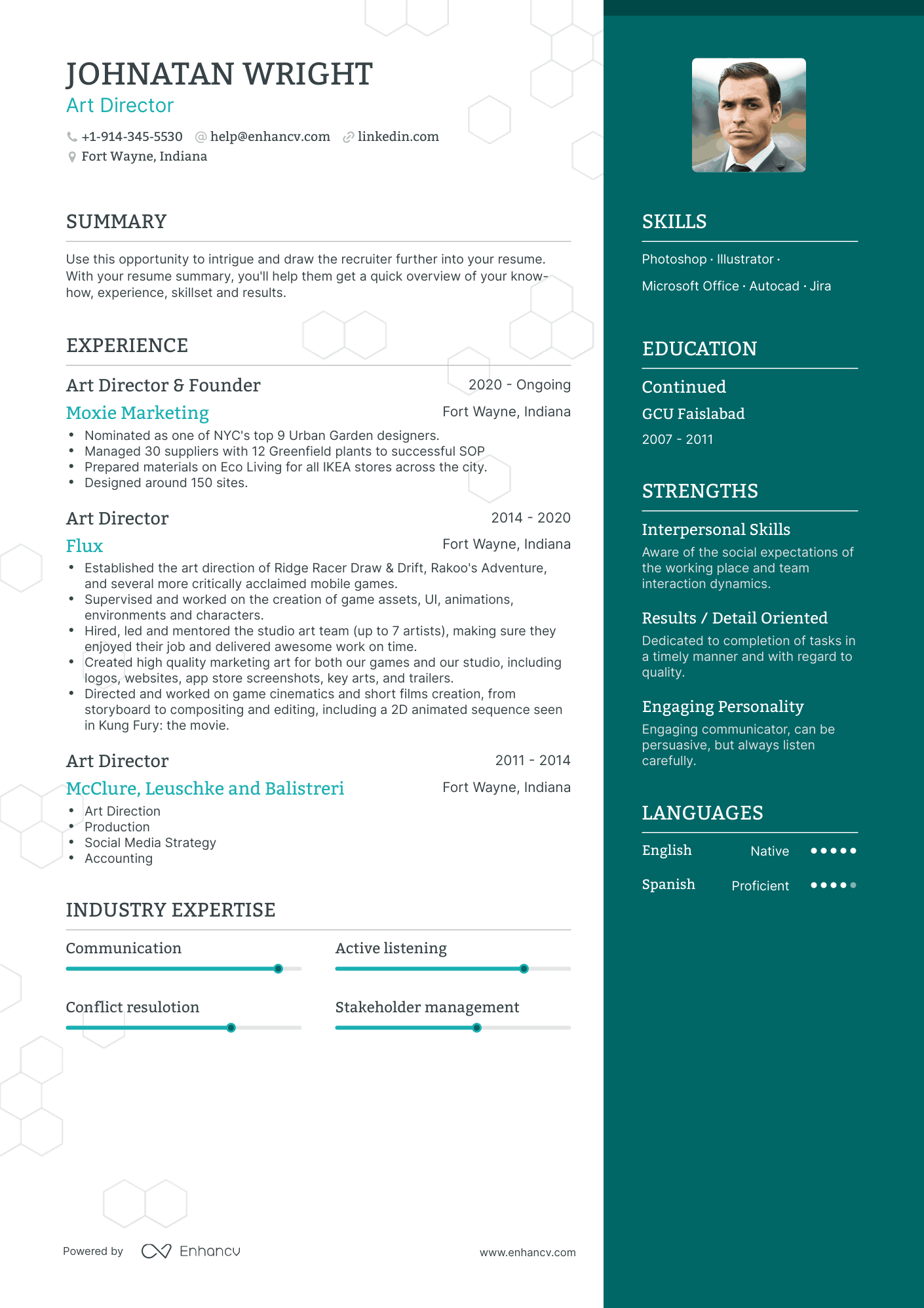 Art Director Resume Examples & Guide for 2023 (Layout, Skills, Keywords ...