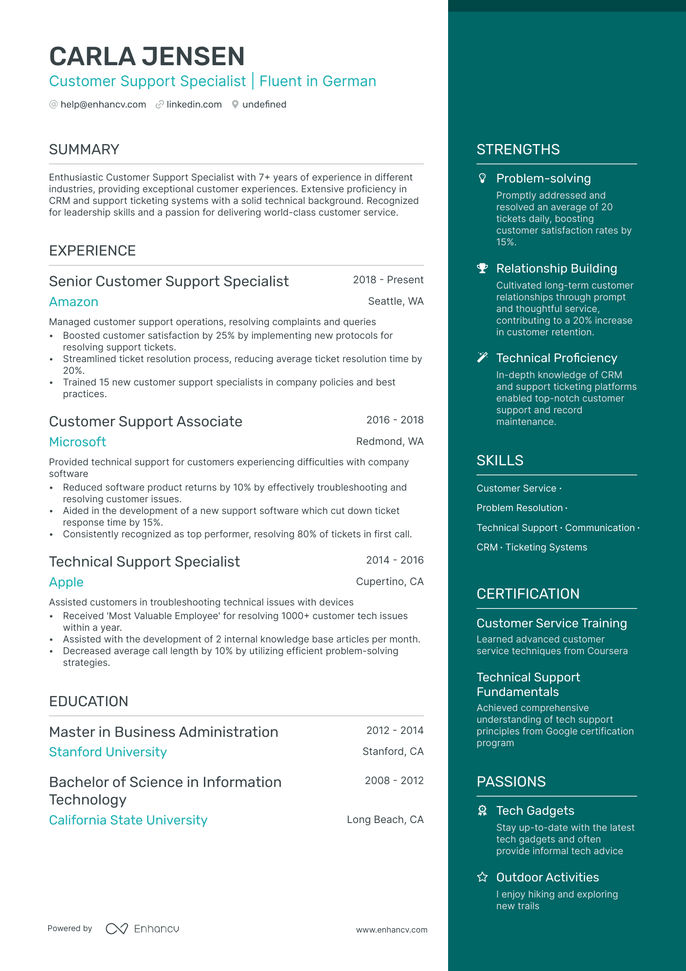 5 Customer Support Specialist Resume Examples & Guide for 2024