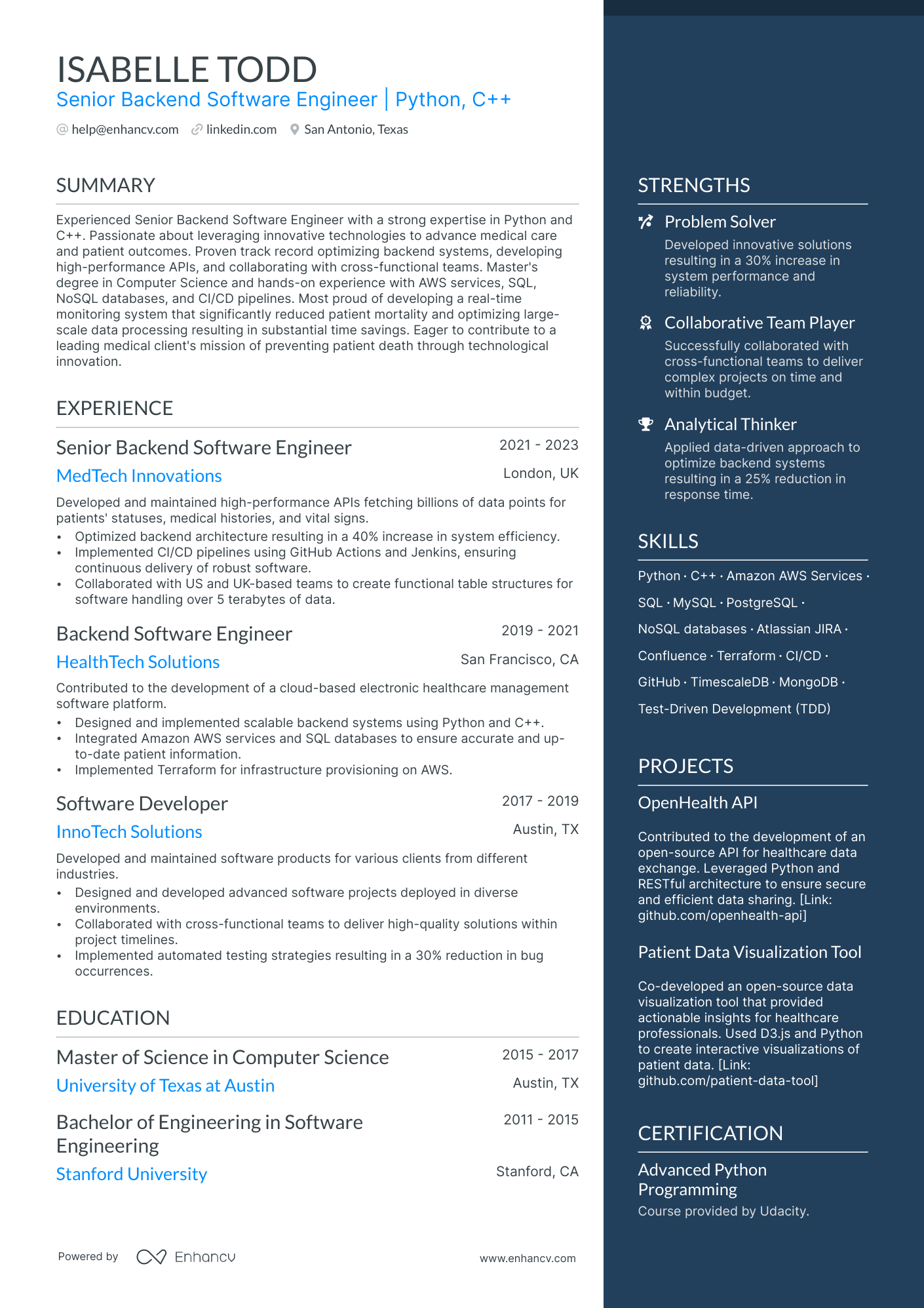 5 Platform Engineer Resume Examples & Guide for 2024