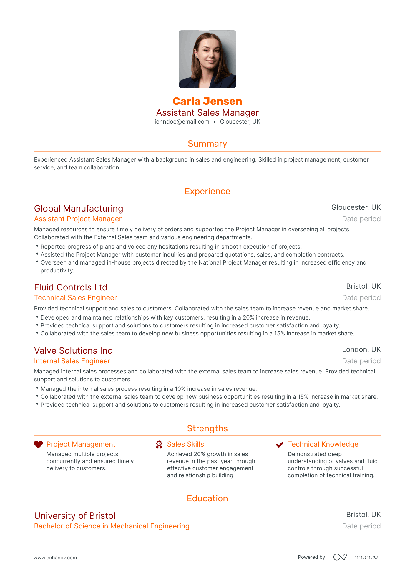 5 Assistant Sales Manager Resume Examples Guide For 2023
