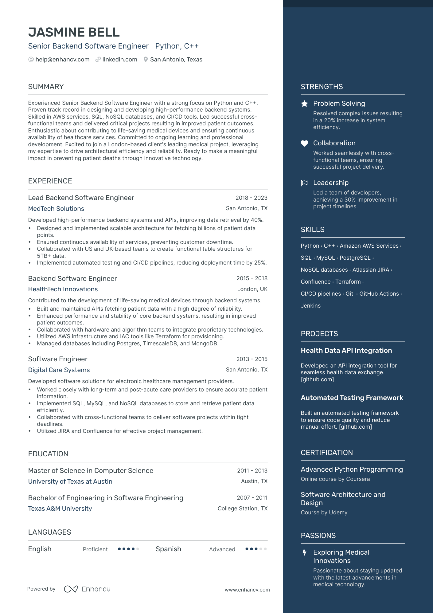 5 Solutions Engineer Resume Examples & Guide for 2024