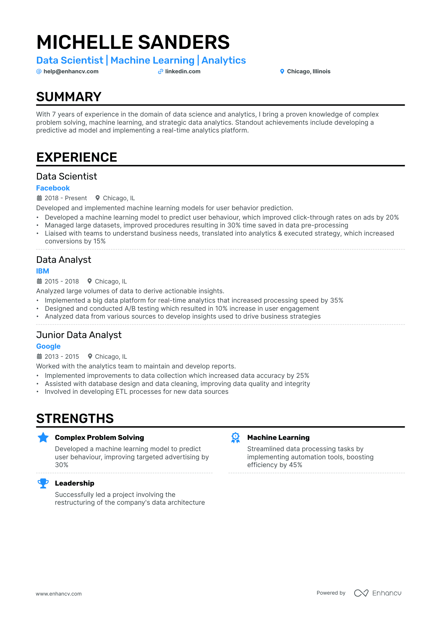 5 Senior Data Scientist Resume Examples & Guide for 2024