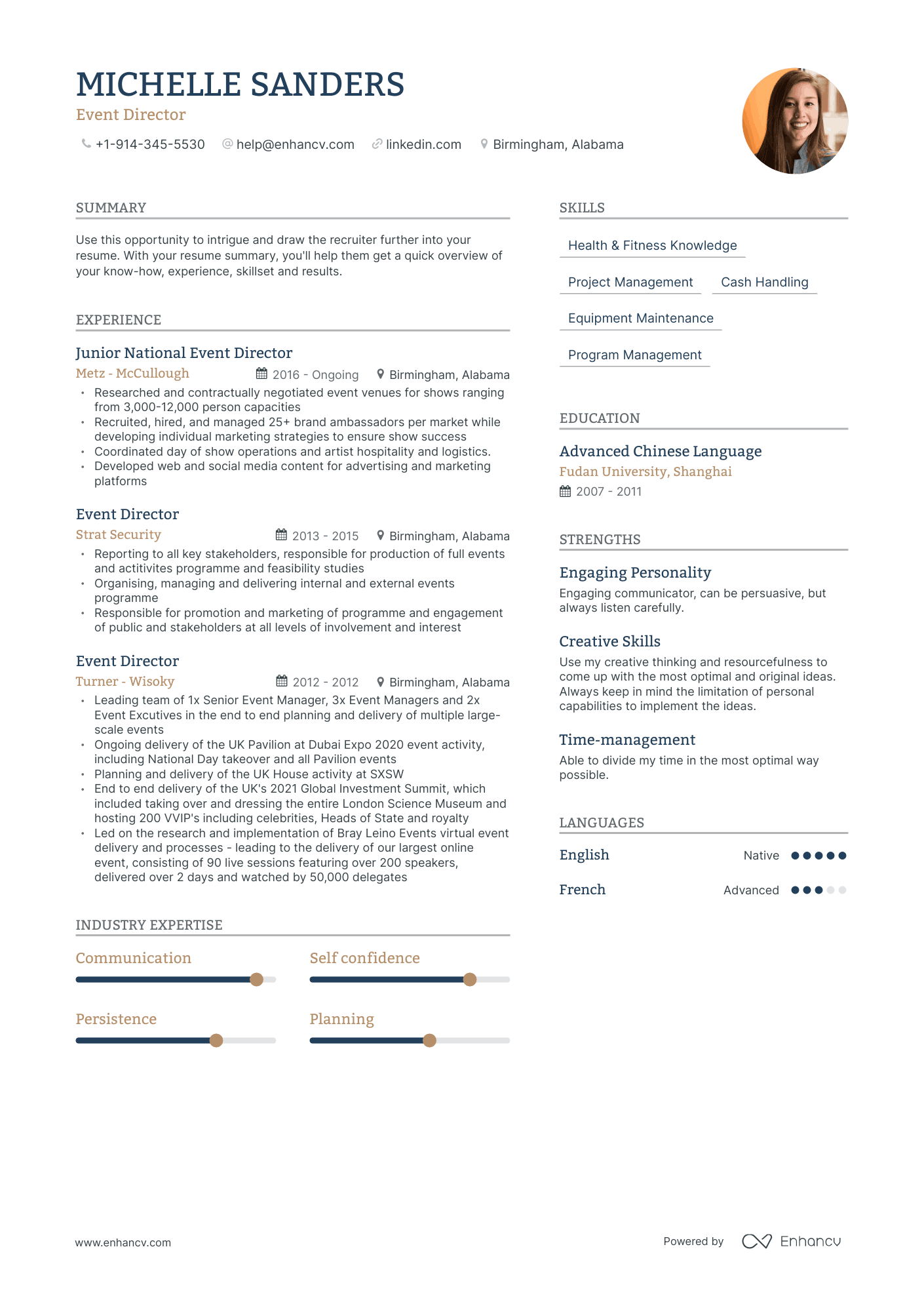 Event Director Resume Examples & Guide for 2023 (Layout, Skills ...