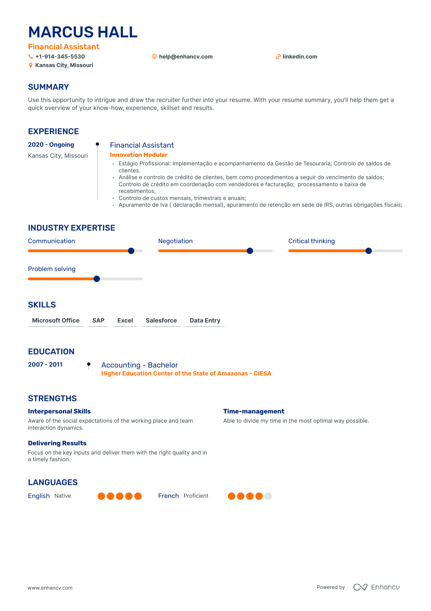 Financial Assistant Resume Examples & Guide for 2023 (Layout, Skills ...