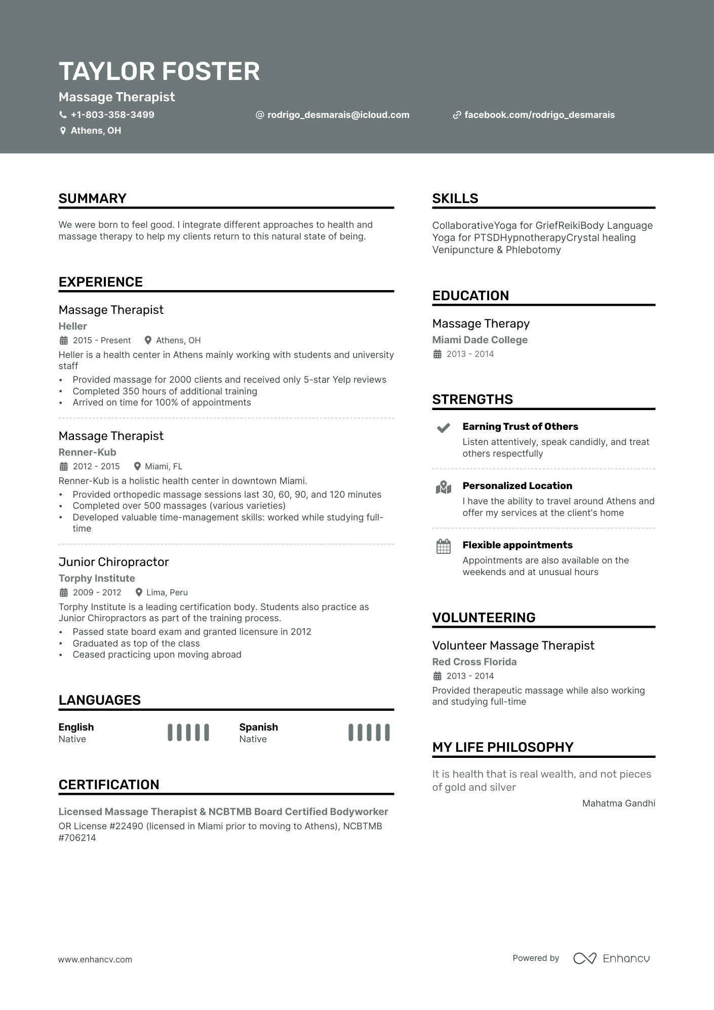 6 Health Coach Resume Examples & Guide for 2024