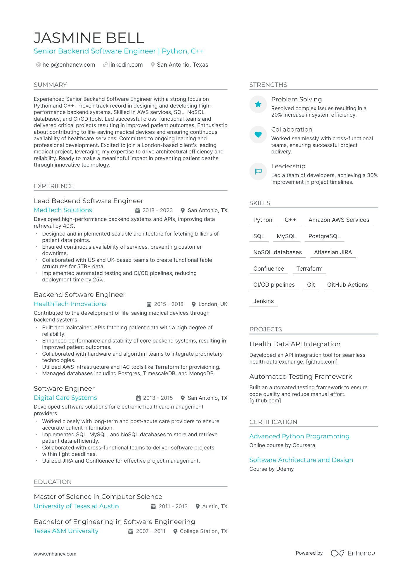 5 Solutions Engineer Resume Examples & Guide for 2024