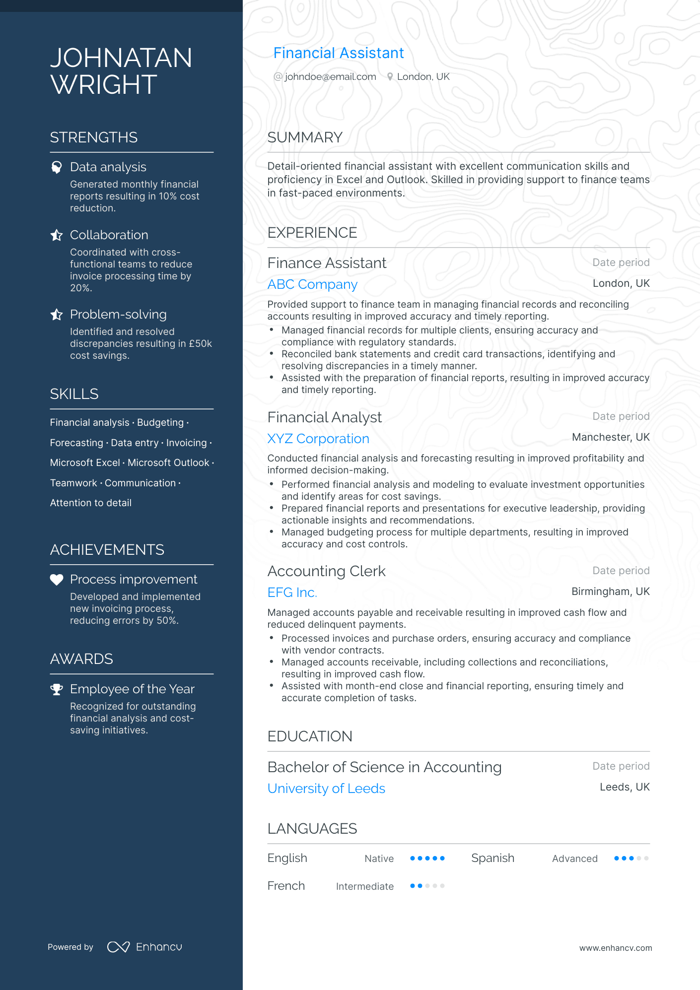 5 Finance Resume Examples & Guide for 2024