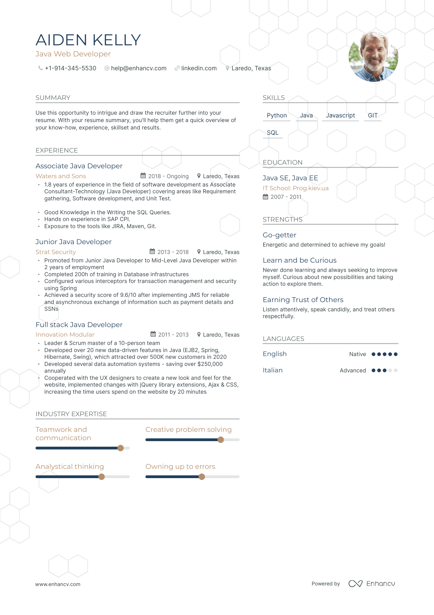 Java Web Developer Resume Examples & Guide for 2023 (Layout, Skills, Keywords & Job Description)