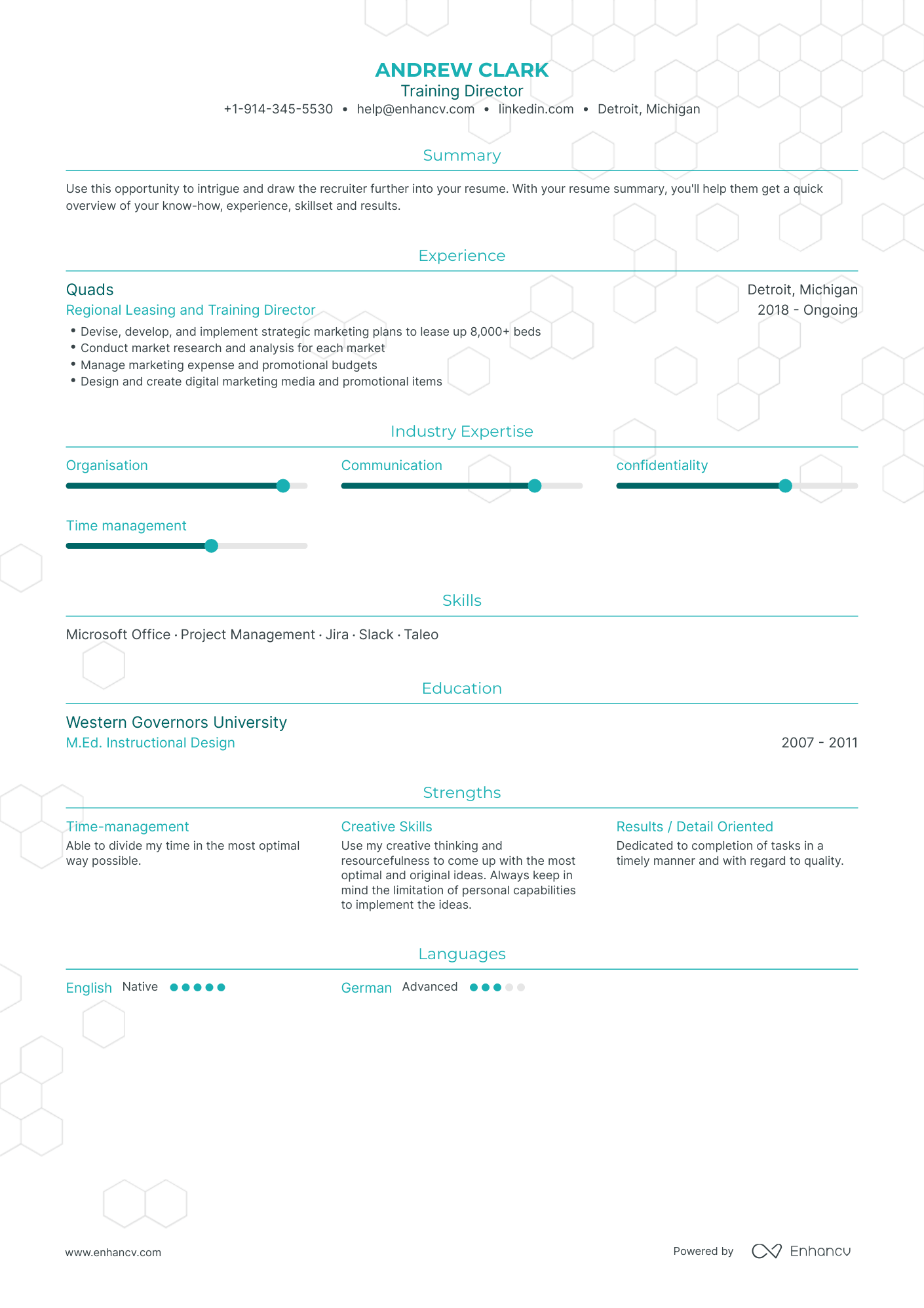 Training Director Resume Examples & Guide for 2023 (Layout, Skills ...
