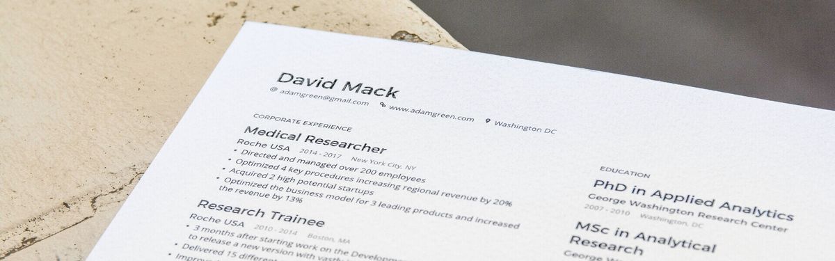 Use "I" In Resume | Enhancv