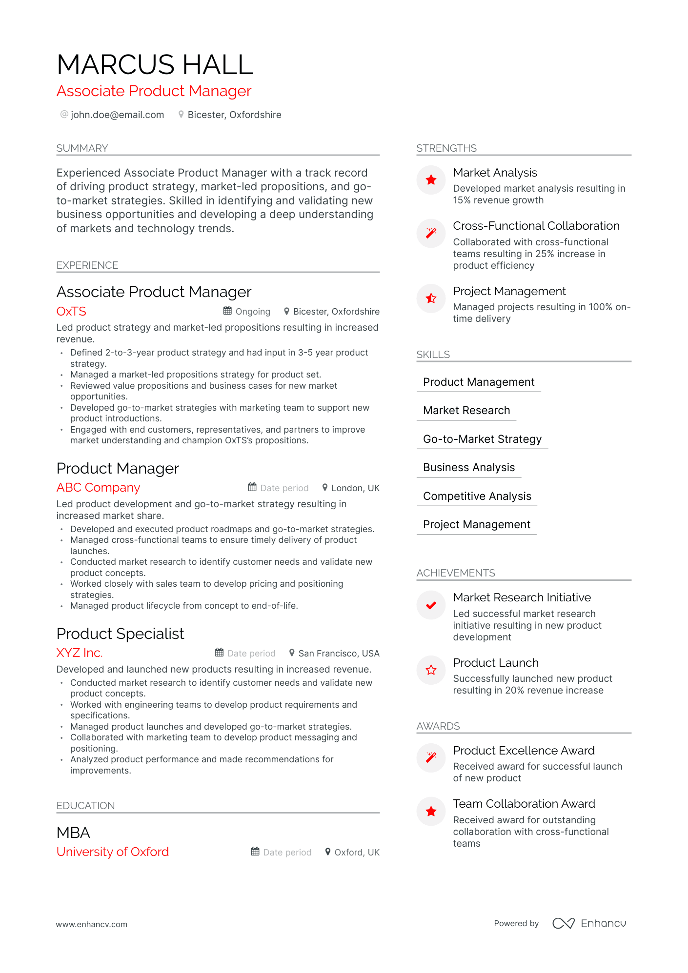 26 Product Manager Resume Examples & Guide for 2023