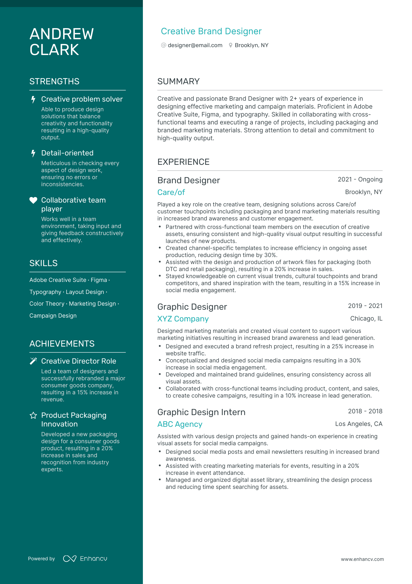9 Brand Manager Resume Examples & Guide for 2023