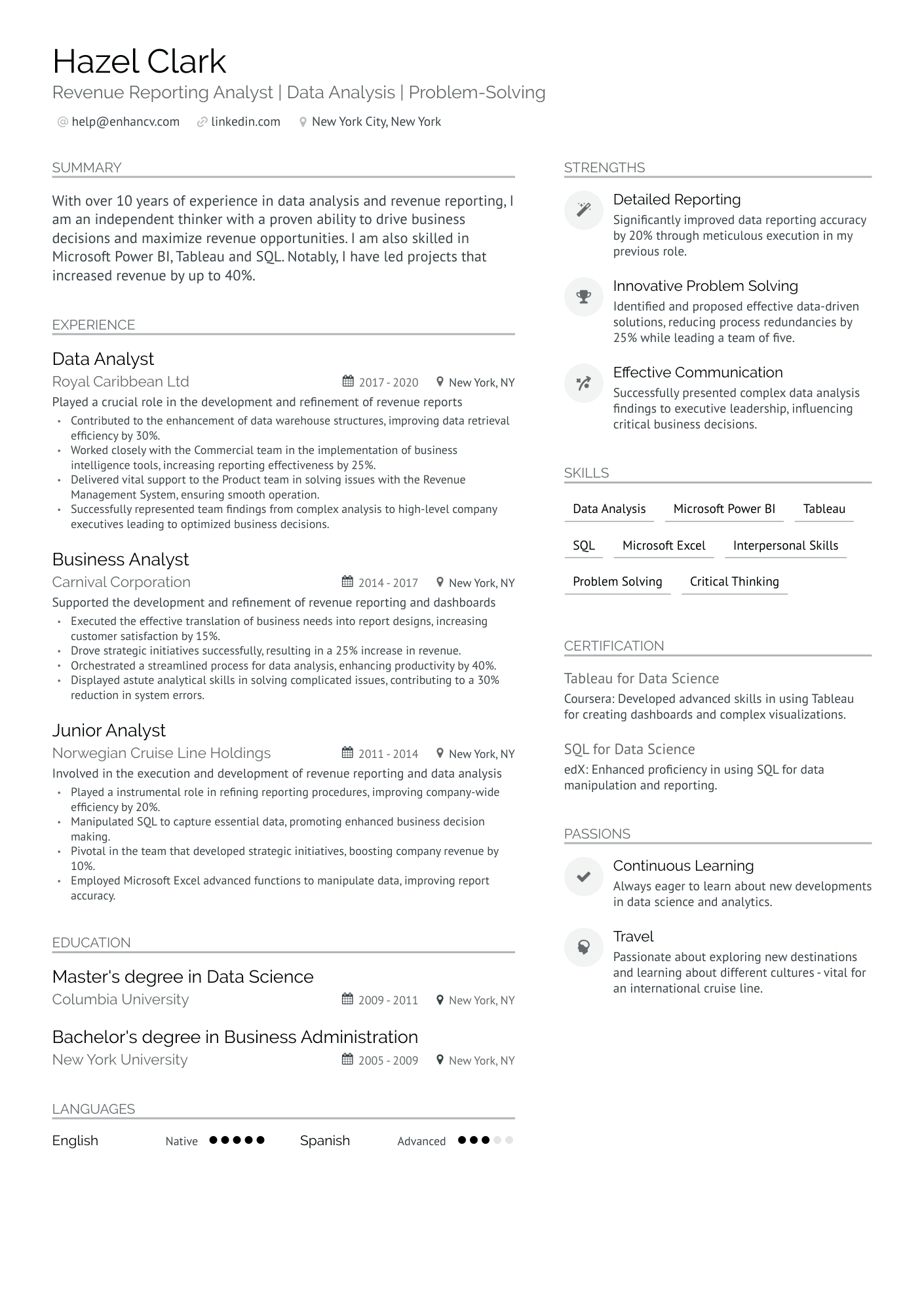 20 Data Analyst Resume Examples & Guide for 2023