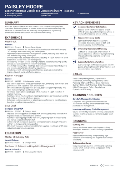 24 Cook Resume Examples That Got Jobs for 2025