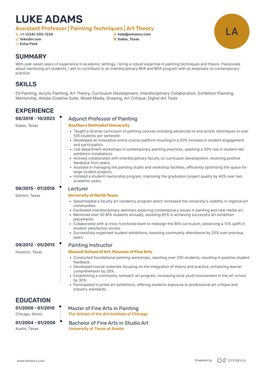 20 Painter Resume Examples That Got Jobs for 2025
