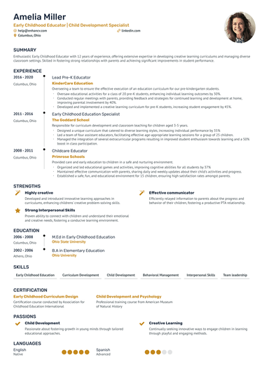 7 Day Care Teacher Resume Examples & Guide for 2024