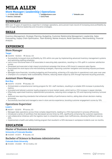 14 Walmart Resume Examples & Guide for 2025