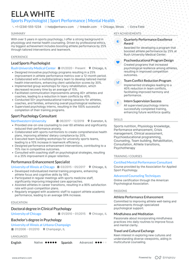 23 Sports Resume Examples That Got Jobs for 2025