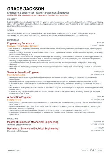 41 Engineering Resume Examples & Guide for 2025