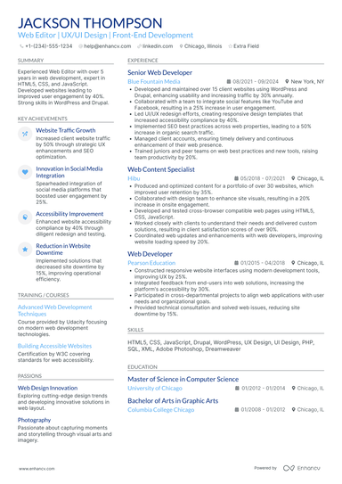 24 Editor Resume Examples & Guide for 2025
