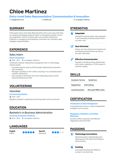 28 Sales Representative Resume Examples & Guide for 2025