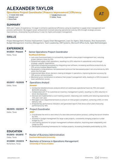21 Project Coordinator Resume Examples & Guide for 2025