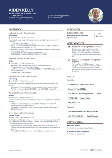 30 Network Engineer Resume Examples & Guide for 2025