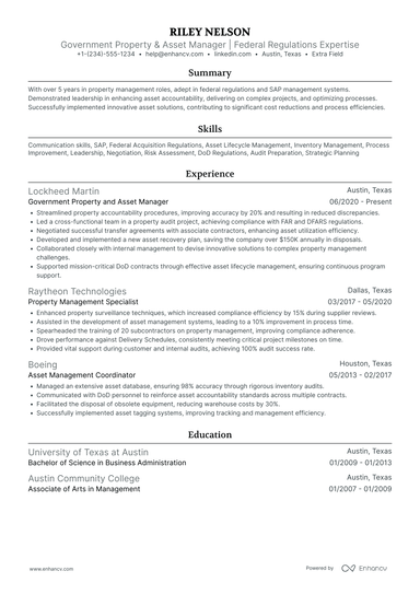 24 Property Manager Resume Examples & Guide for 2025