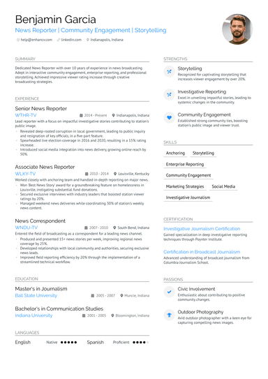 23 Journalist Resume Examples & Guide for 2025