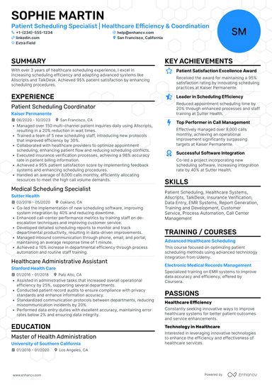 17 Medical Receptionist Resume Examples & Guide for 2025