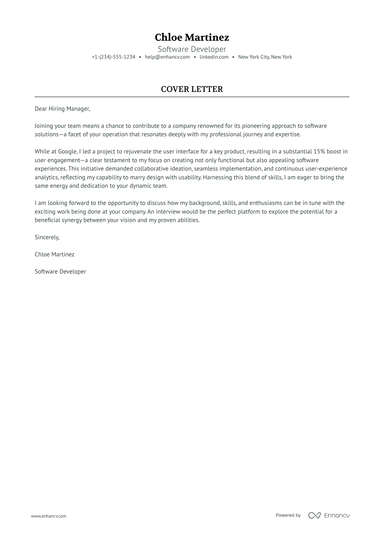 8 Professional React Full Stack Developer Cover Letter Examples and ...