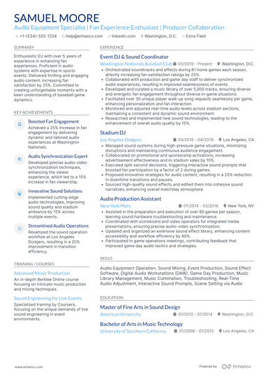 22 DJ Resume Examples & Guide for 2025