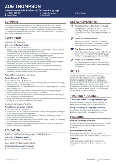 22 Professor Resume Examples That Got Jobs for 2025