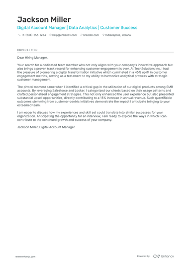 21 Professional Account Manager Cover Letter Examples and Template for ...
