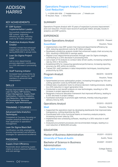 21 Program Analyst Resume Examples & Guide for 2025