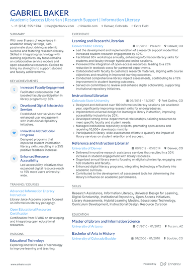 26 Academic Resume Examples, Templates & Guide for 2025