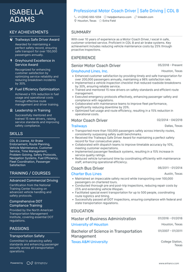 23 Driver Resume Examples & Guide for 2025