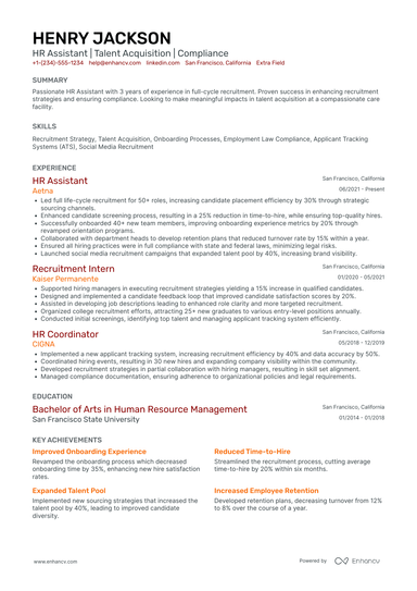 17 HR Assistant Resume Examples & Guide for 2025