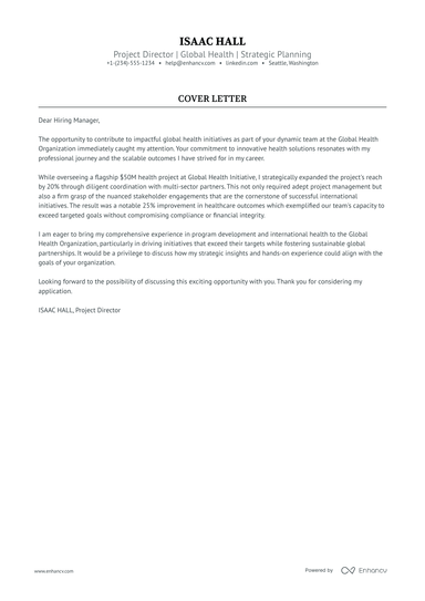 12 Professional Director Cover Letter Examples and Template for 2025 ...