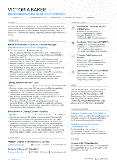 22 Environmental Manager Resume Examples & Guide for 2025