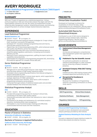 10 Programmer Resume Examples & Guide for 2025
