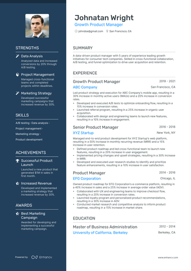 26 Product Manager Resume Examples & Guide for 2024