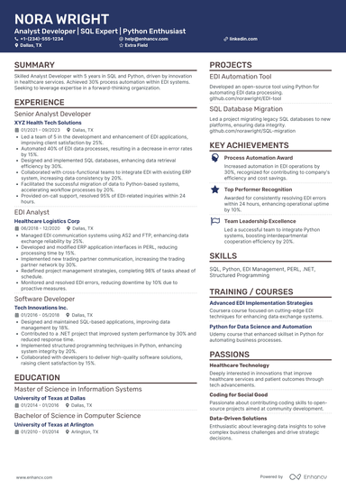 16 Net Developer Resume Examples, Templates & Guide for 2025