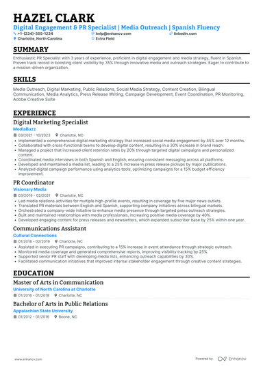 20 Podcaster Resume Examples & Guide for 2025