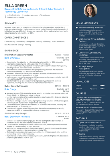 13 Chief Security Officer Resume Examples - 2025