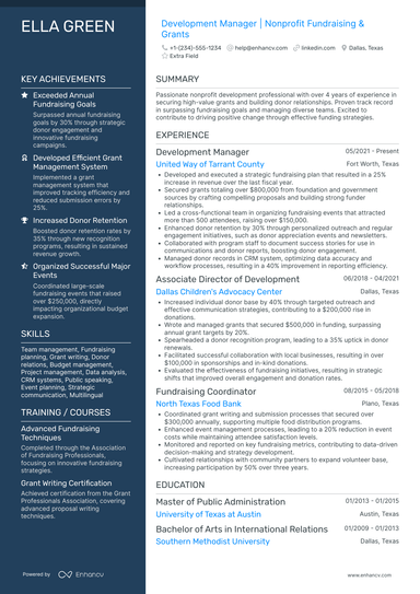 19 Non Profit Resume Examples & Guide for 2025