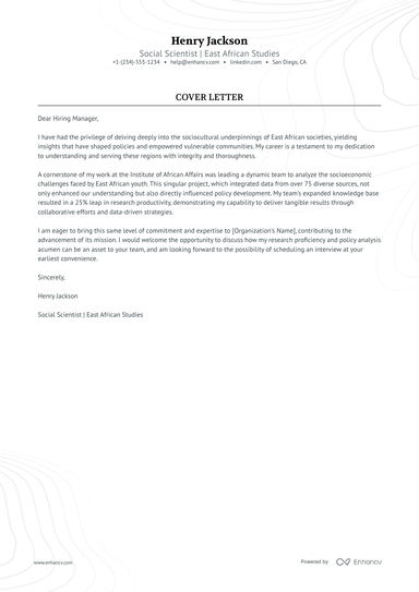 13 Professional Researcher Cover Letter Examples and Template for 2025 ...