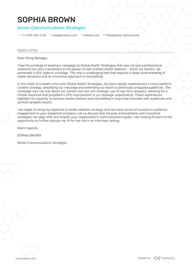 8 Professional Journalist Cover Letter Examples and Template for 2025 ...